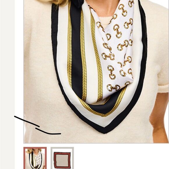 Accessories | Horsebit Equestrian Elegant Black And Gold Chain Print ...